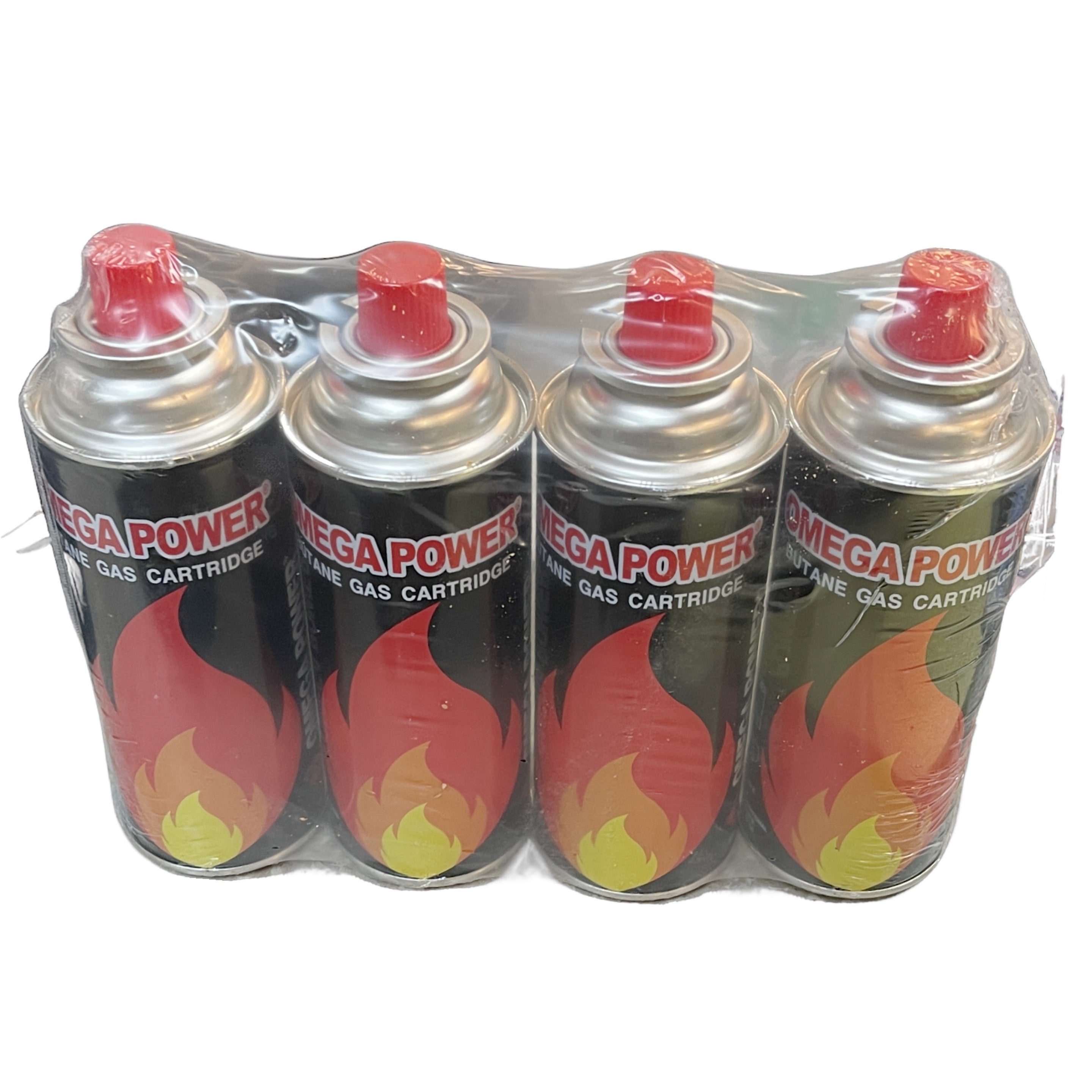 Omega Power Butane Gas Cartridge 4 packs | Kyla's Asian Market 307 S ...